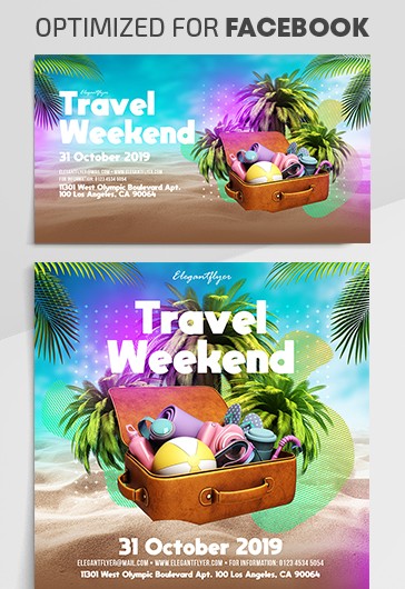 Yellow Creative Weekends Premium Social Media Template PSD | by ...