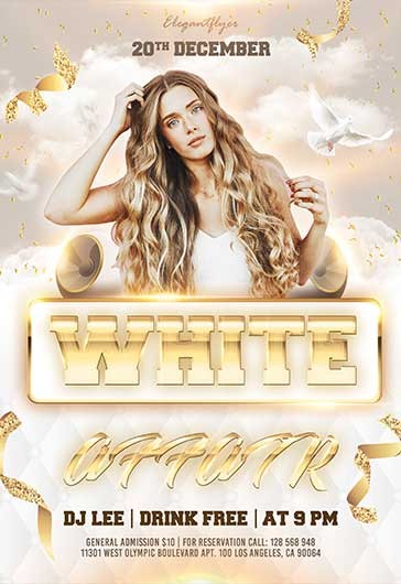 1000+ Free White Flyer Templates (PSD) - by Elegantflyer