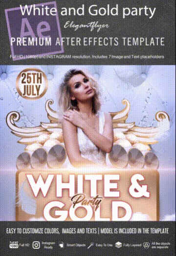 Free Motion Party Flyer Templates for After Effects - by ElegantFlyer