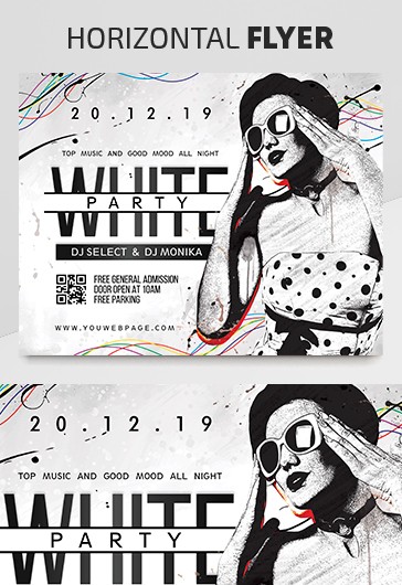 Free All White Party Flyers | elegantflyer.com