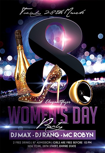 Free Women's Day Flyers | elegantflyer.com